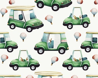 Golf-inspired Pattern Features a Variety of Golf-related Motifs ...