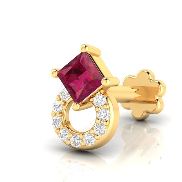 Back Nose Ring - Etsy