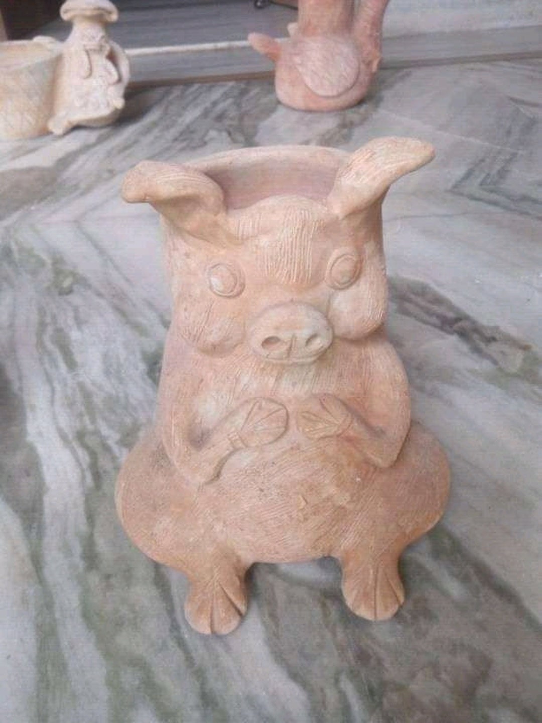 Handcrafted Kangaroo Terracota Art - Etsy