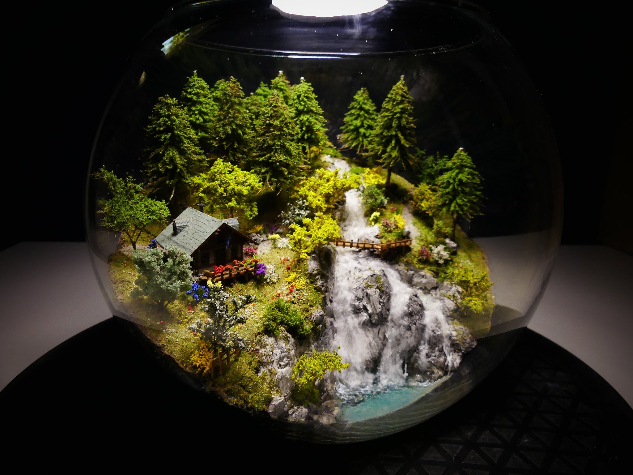 Small Mountain Landscape in a Ball - Etsy