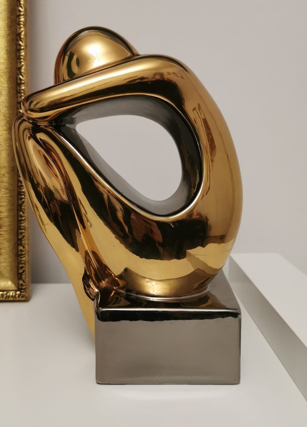 Spanish Porcelain Figurine galos With Platinum and - Etsy