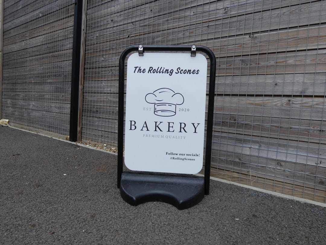 Swinging Pavement Sign for Gyms, Cafes, Restaurants, Shops - Etsy