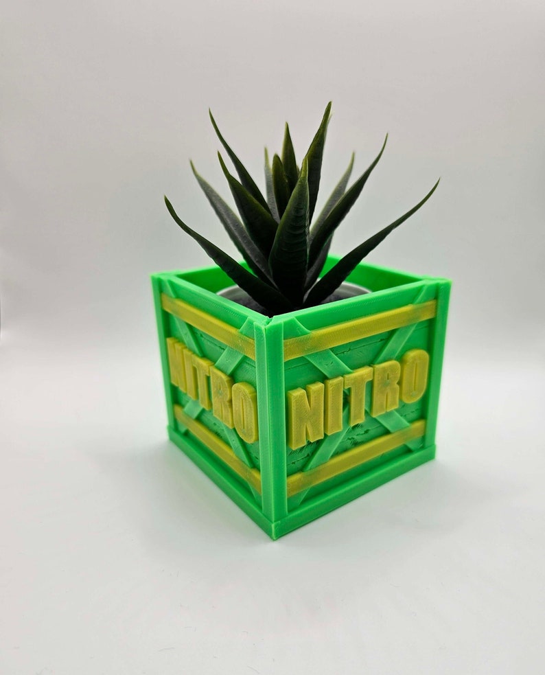 Crash Bandicoot Nitro Crate Box Plant Pot / Pen Holder - Etsy Australia