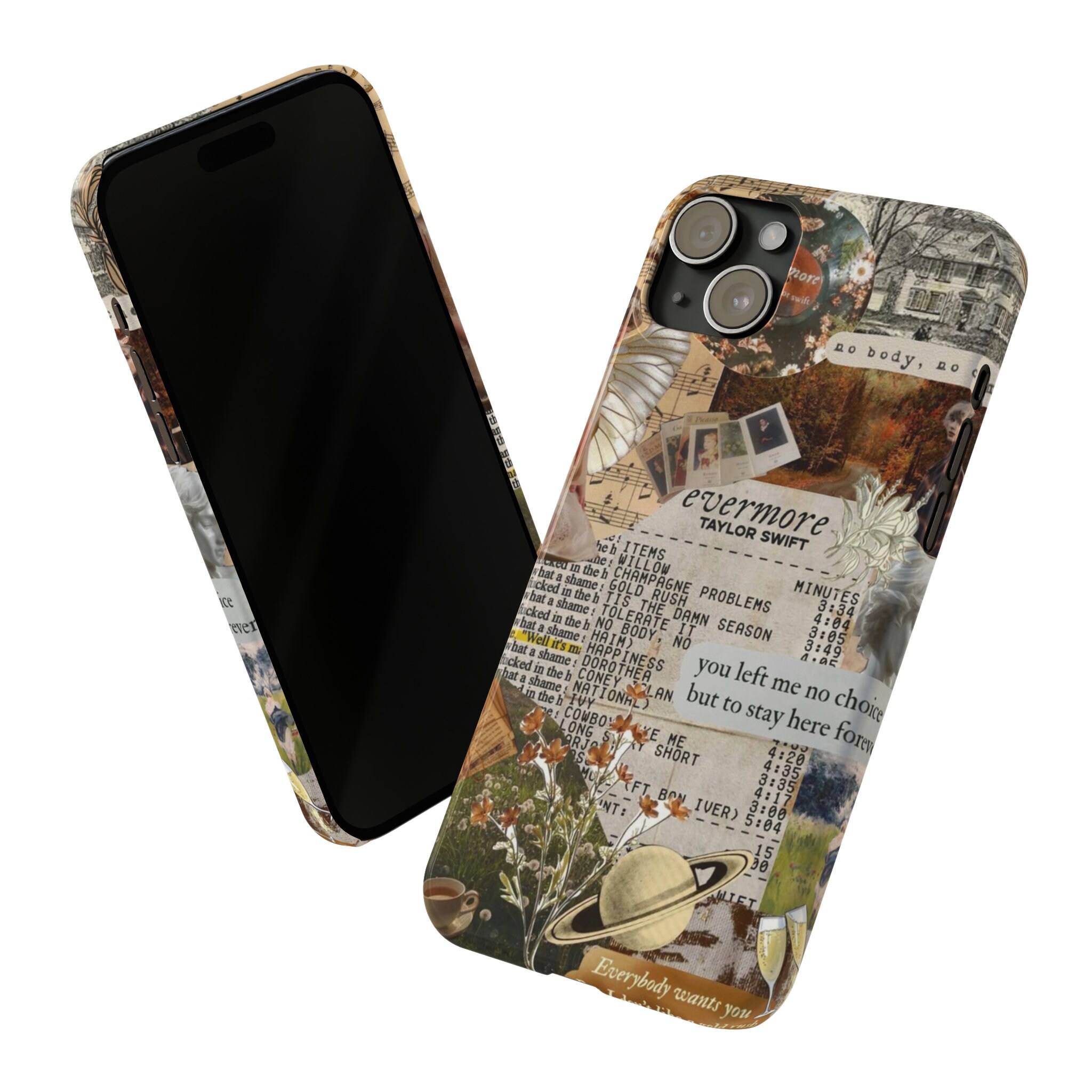 Taylor Swift Evermore Era Phone Case, Tswift Lover Phone Cover, Trendy ...