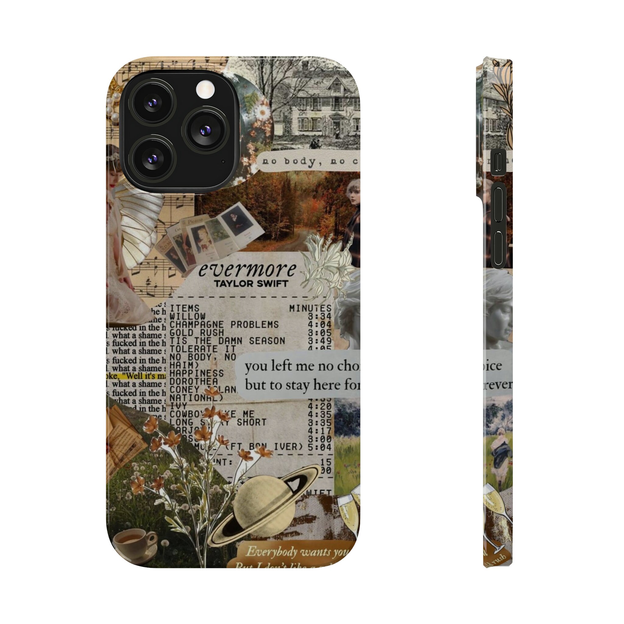 Taylor Swift Evermore Era Phone Case, Tswift Lover Phone Cover, Trendy ...