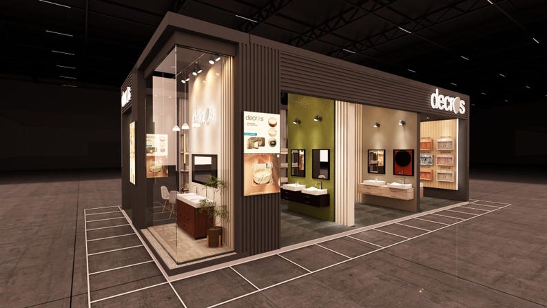 Exhibition Stand Design, 3D Stand Design, Customize Interior Design, 3D ...