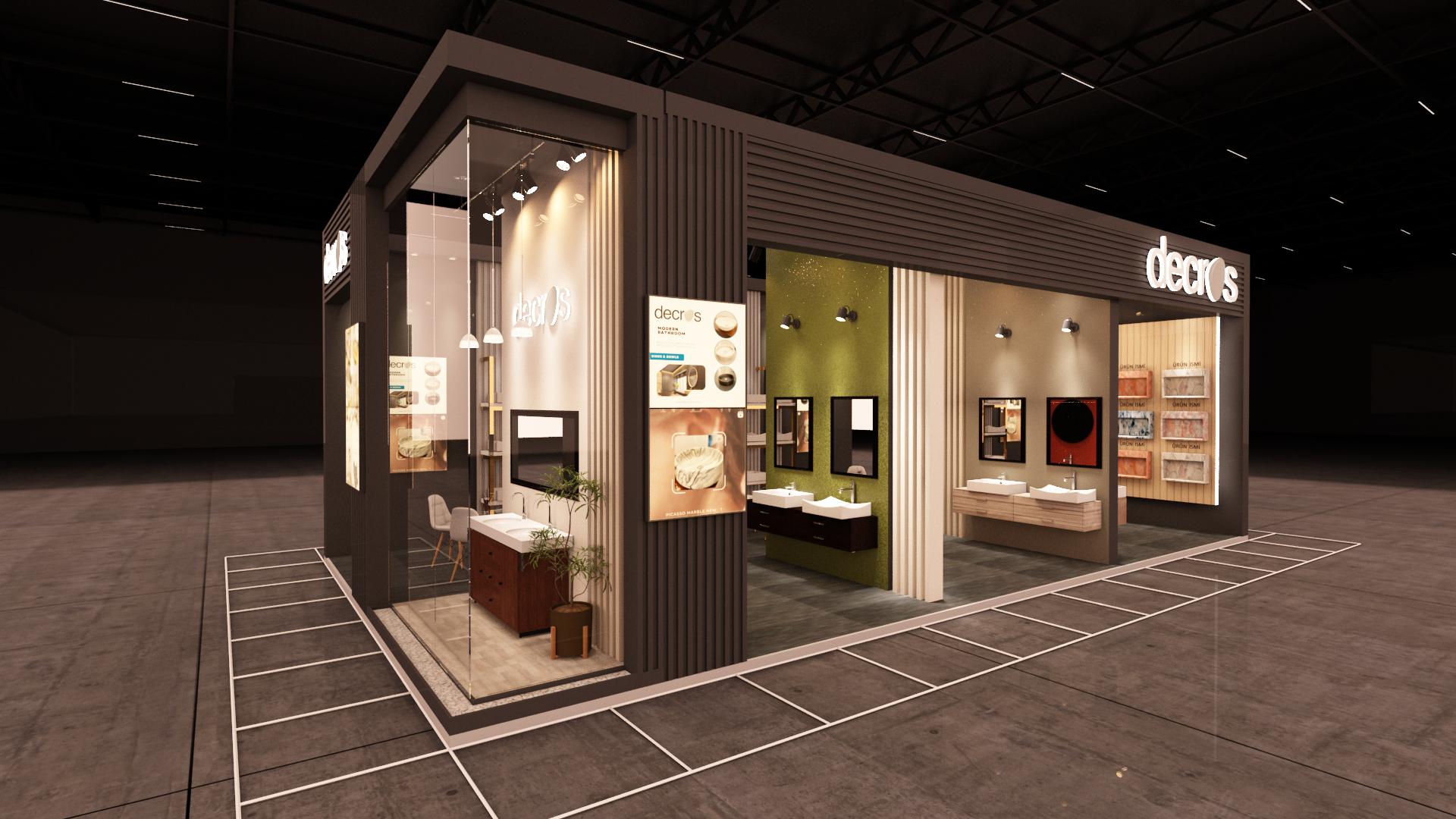 Exhibition Stand Design, 3D Stand Design, Customize Interior Design, 3D ...