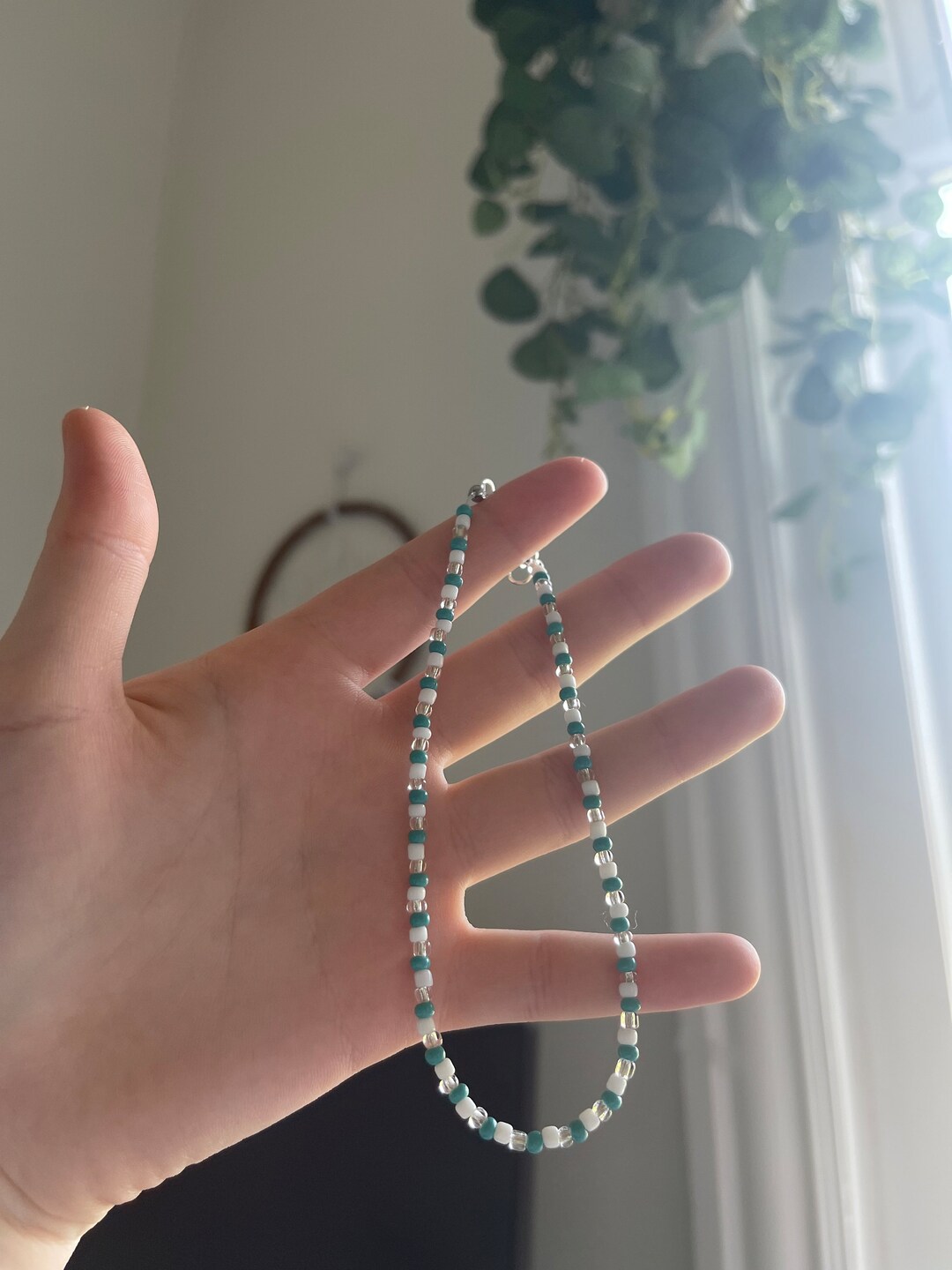 Aesthetic Seed Bead Ankle Bracelet Beach and Summer Anklet - Etsy