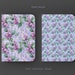 Lilac Floral Digital Paper Seamless Purple Floral Digital Paper for ...