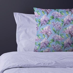 Lilac Floral Digital Paper Seamless Purple Floral Digital Paper for ...