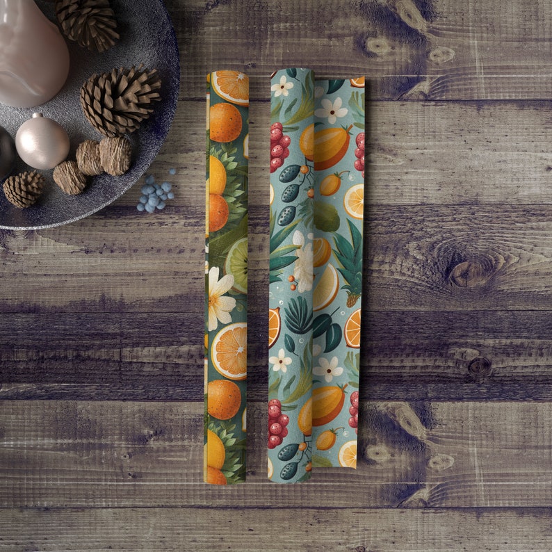Tropical Fruity Fiesta Seamless Fruit Digital Paper for Spring and ...