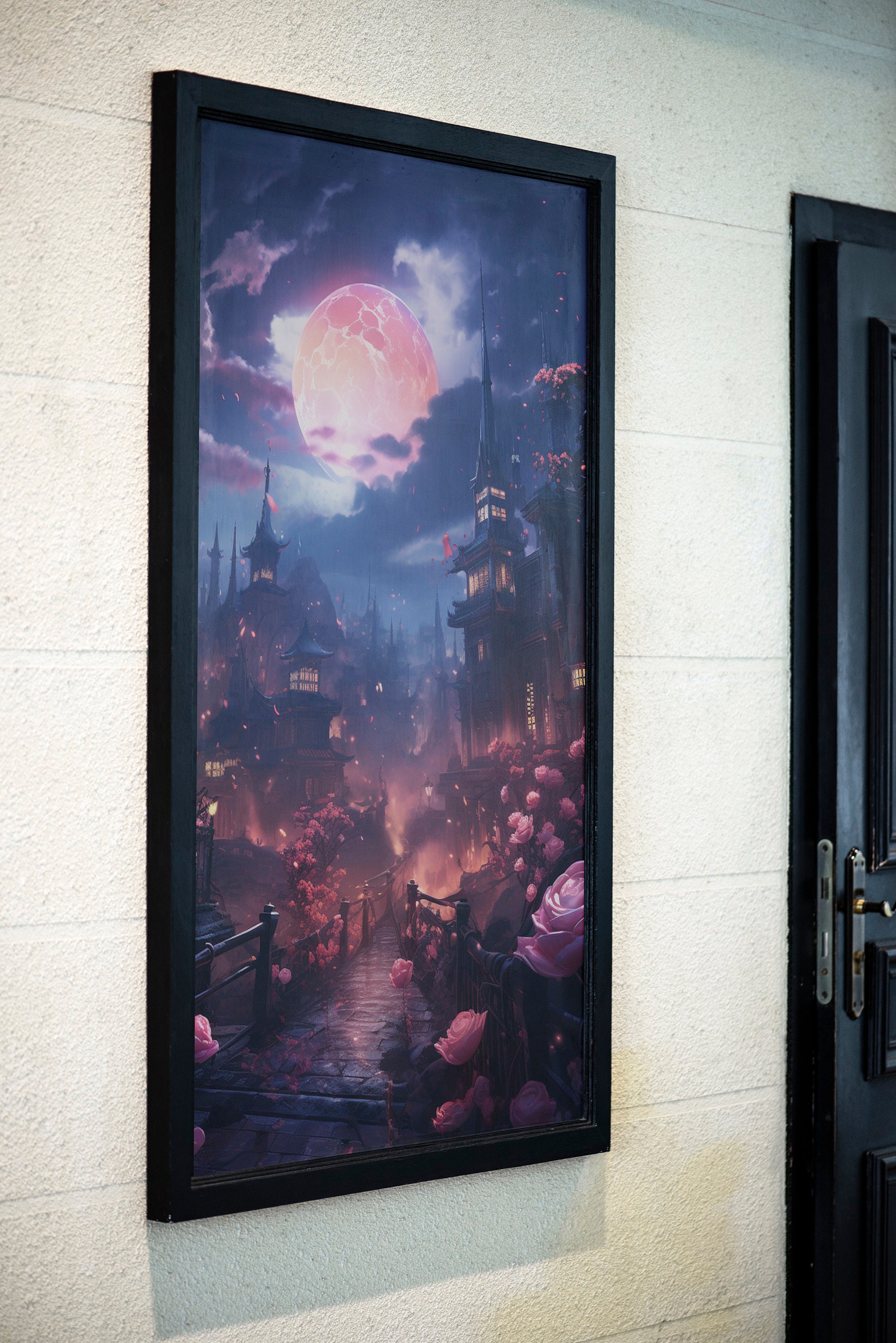 Retro Style Digital Poster, Scarlet Visions Dreamy Collages in ...