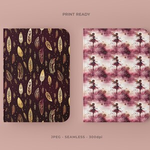 Burgundy & Gold Luxury Digital Paper Seamless Red Gold Foil Backgrounds ...