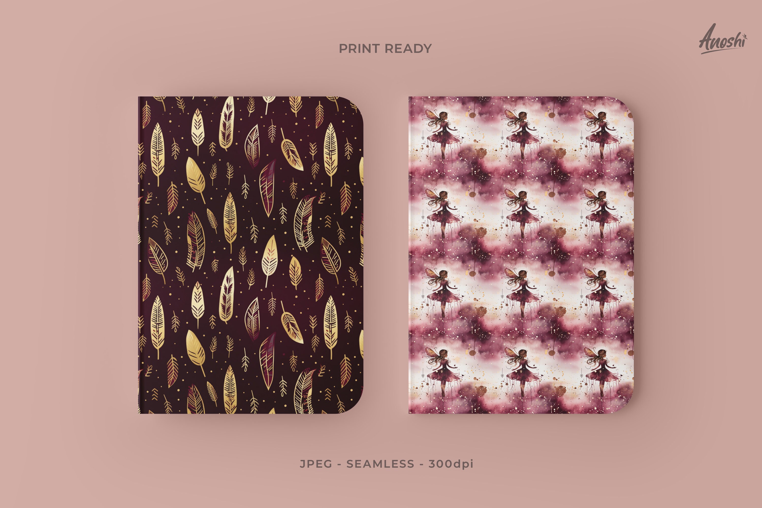 Burgundy & Gold Luxury Digital Paper Seamless Red Gold Foil Backgrounds ...