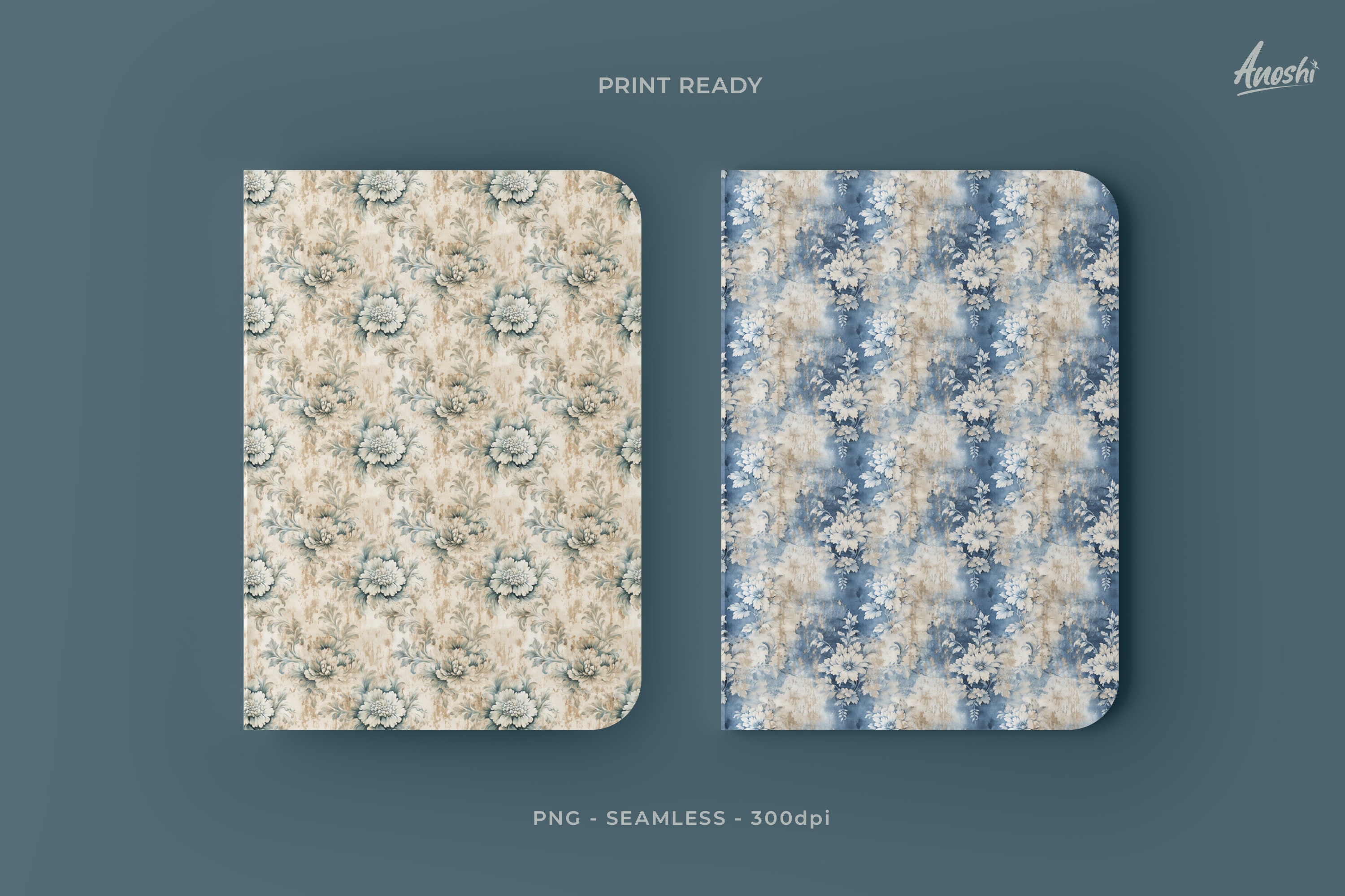 Antique Floral Digital Paper Seamless Damask Floral Instant - Etsy