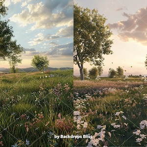 Easter Backdrop Boho Greenery Backdrop Maternity Digital Backdrop ...