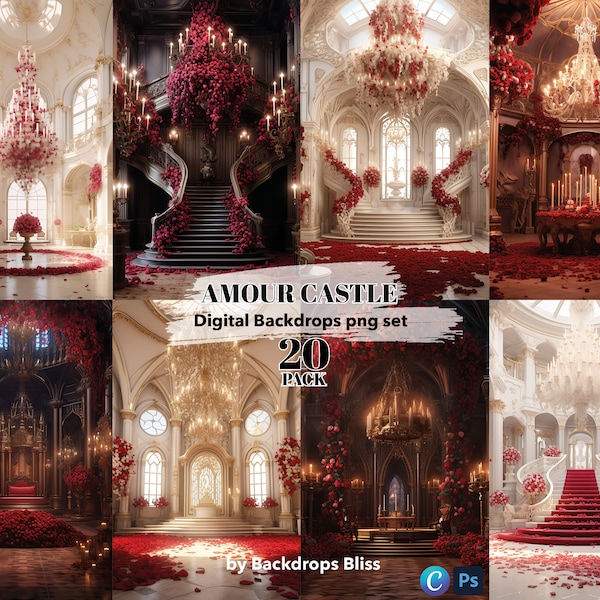 Castle Backdrop - Etsy