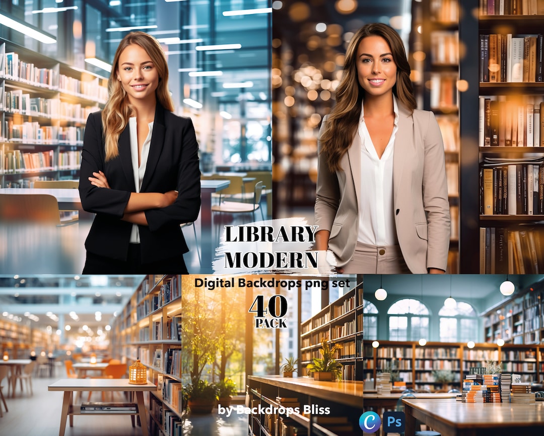 Zoom Background Office Virtual Background Bookshelf Decor Webcam ...