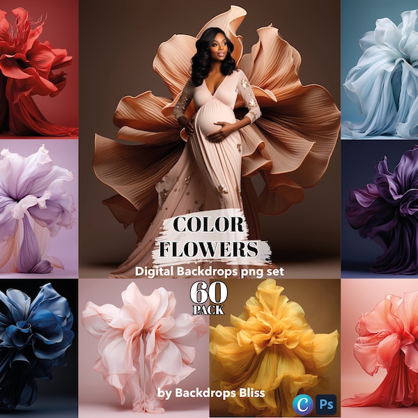 Flower Backdrop Fabric - Etsy