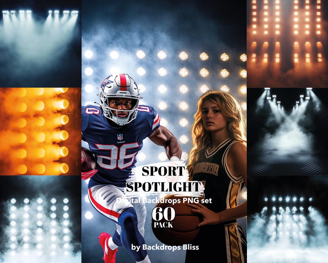 Sport Background Poster Sports Light Overlay Fog Senior Team Portrait ...