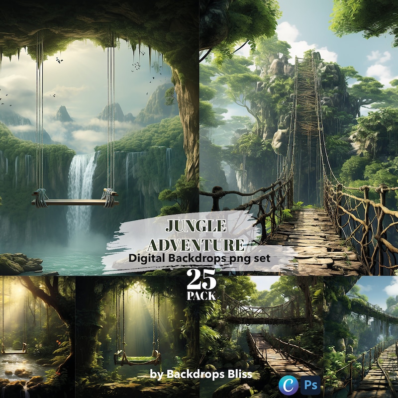 Digital Backdrops - Etsy