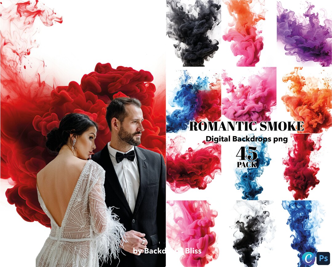 Fine Art Smoke Digital Backdrop Valentines Day Backdrop Maternity ...