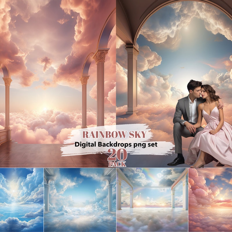 Digital Backdrops - Etsy