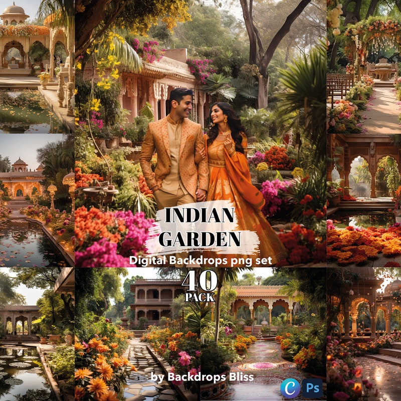 Indian Temple Back Drop - Etsy