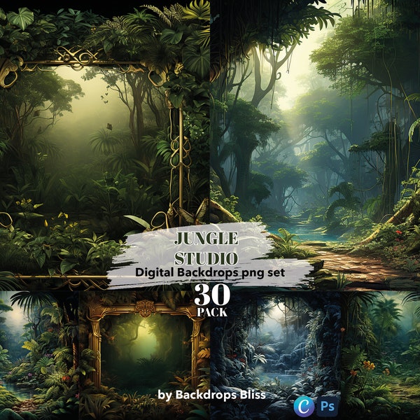 Jungle Backdrop - Etsy