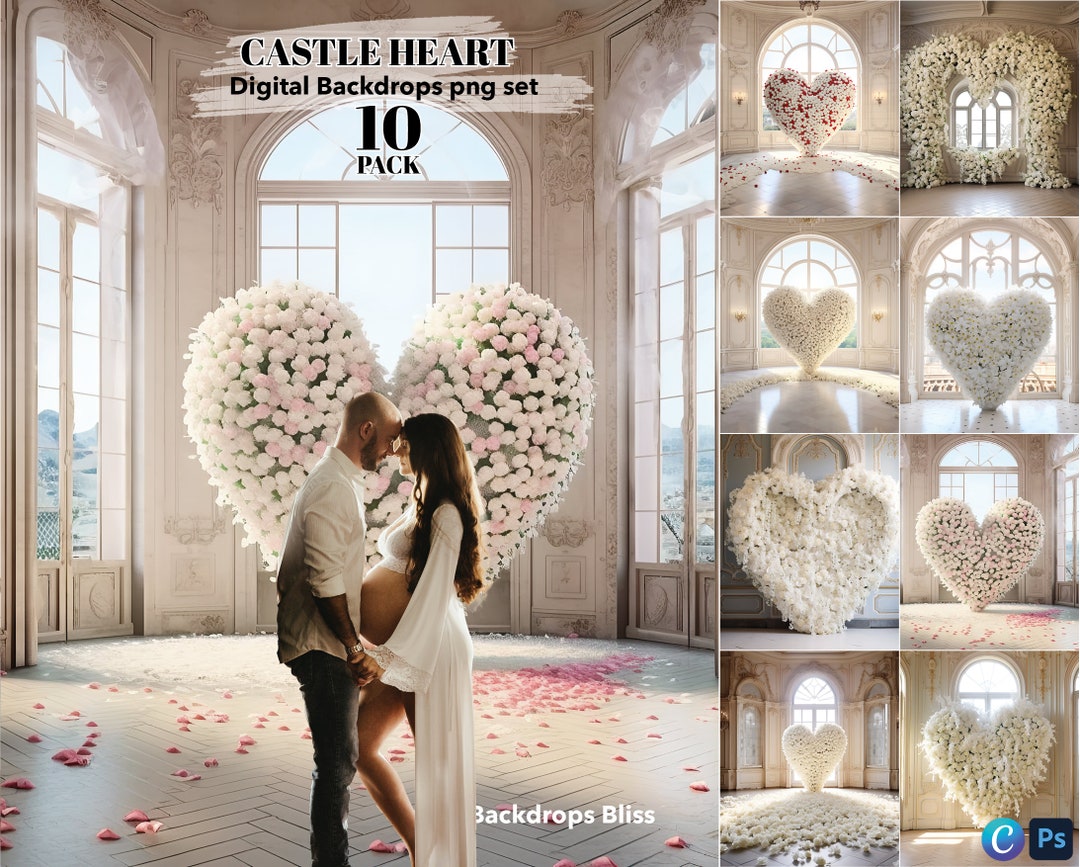 Floral Maternity Backdrop Overlays Maternity Digital Backdrop Room ...