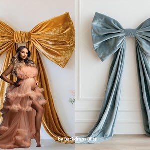 Giant Bow Backdrop Maternity Digital Backdrop Ribbon Overlay Maternity ...