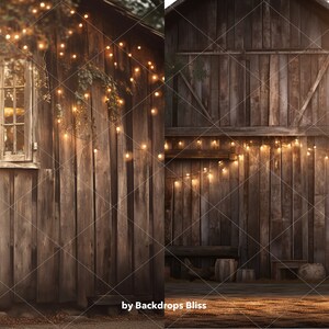 Rustic Barn Backdrop Barn Wood Backdrop Tree Farm Backdrop Rustic Wood ...