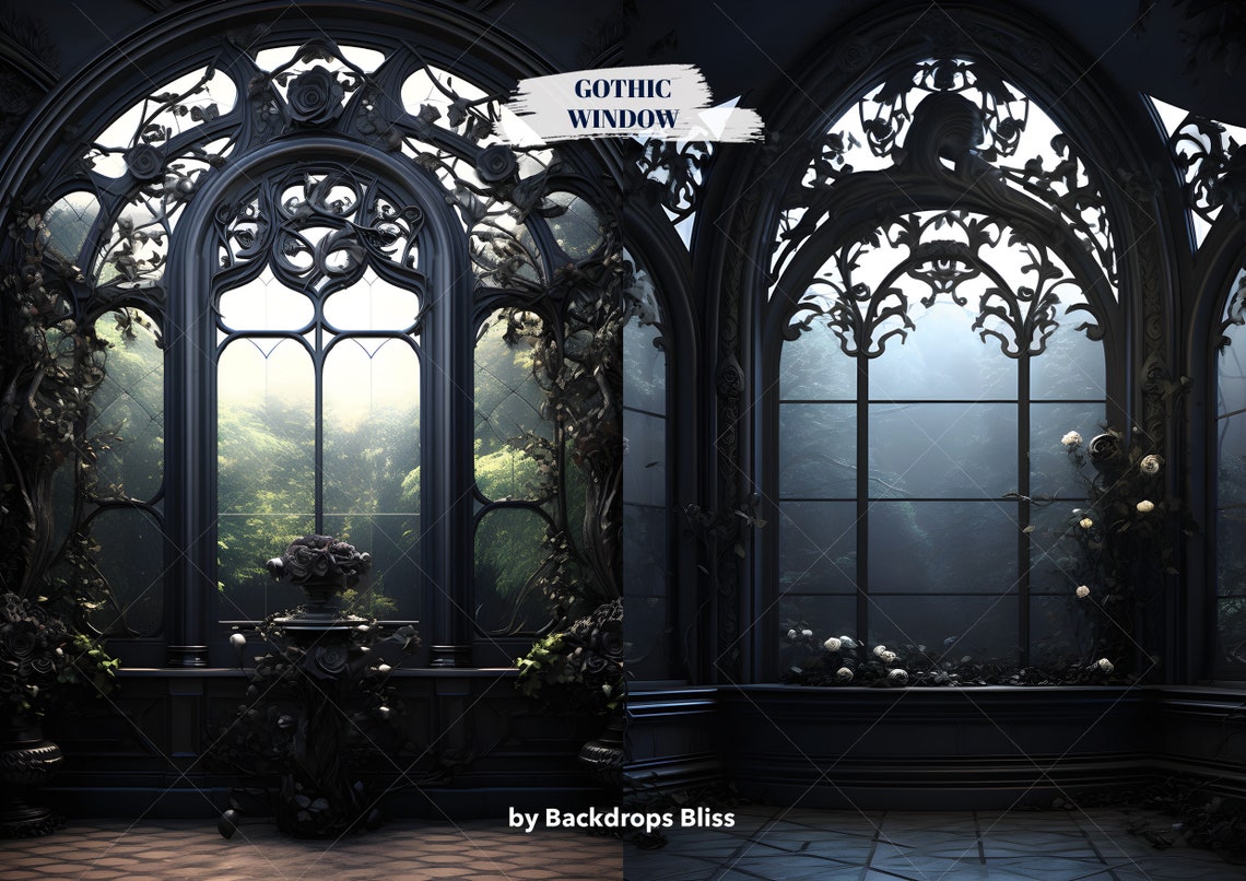 Halloween Digital Backdrop Gothic Maternity Digital Backdrop - Etsy