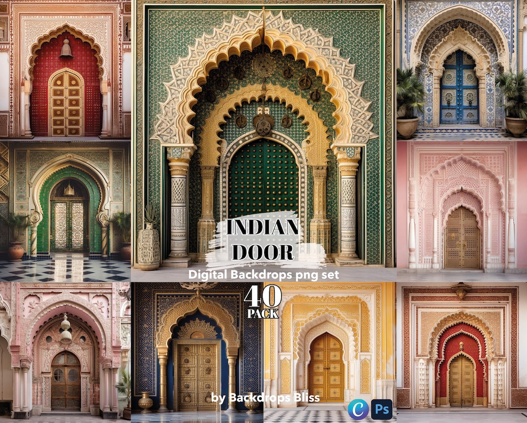 Indian Backdrop Door Backdrop Haldi Backdrop Indian Arch Backdrop ...
