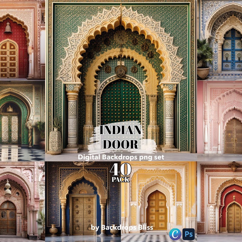 Temple Door Backdrop - Etsy