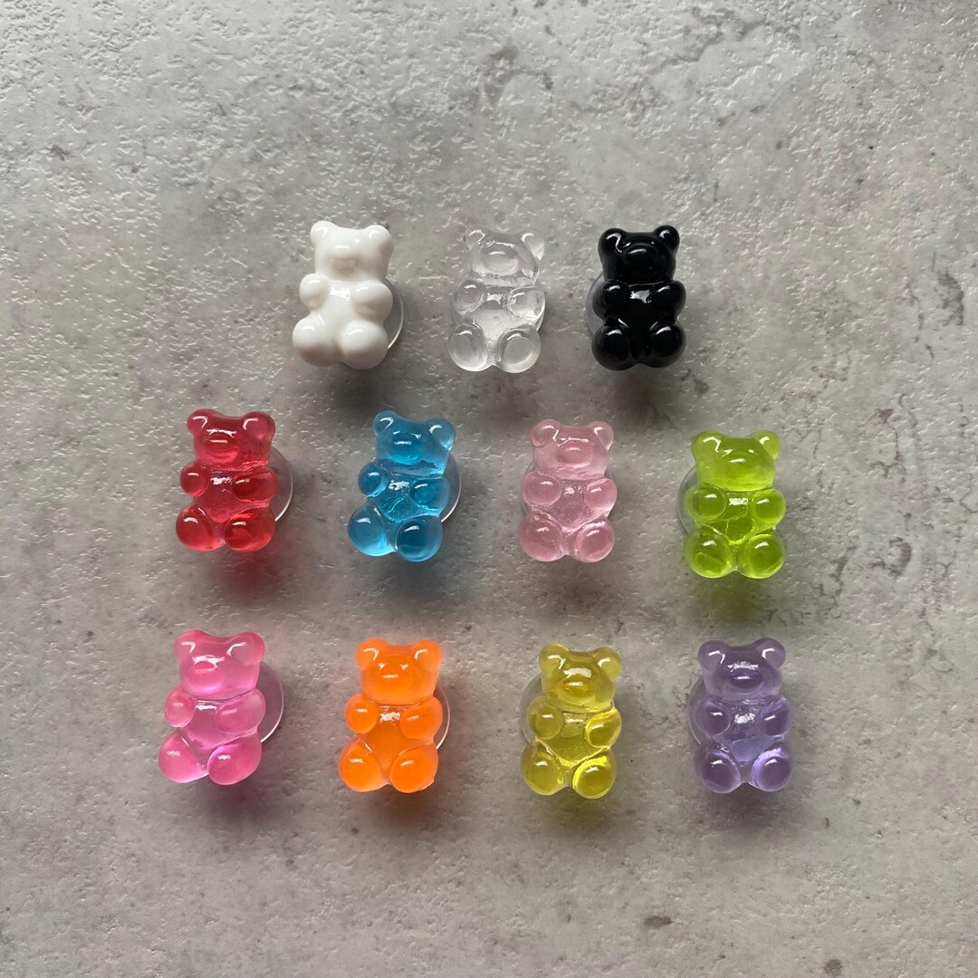 Cute Colourful Teddy Bear Shoe Charms Jibbitz Croc Charms - Etsy