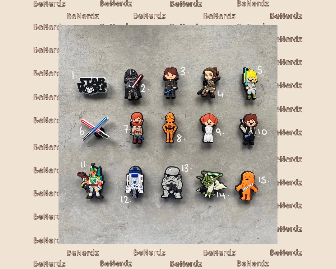 Star Wars Inspired Croc Charm Jibbitz - Etsy