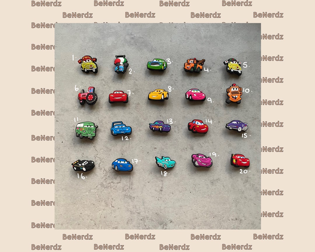 Cars Inspired Croc Charms | Shoe Charms | Car - Etsy