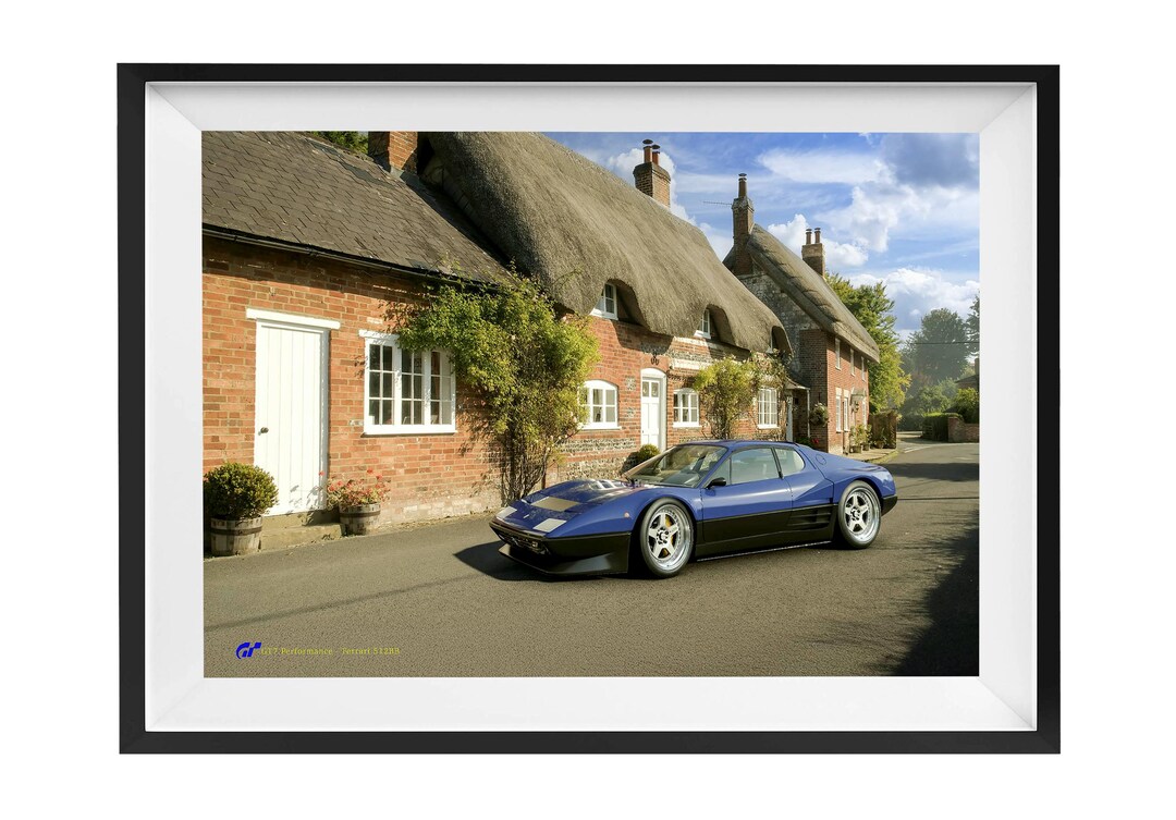 Ferrari 512BB Granturismo Poster | Vintage Car Art (digital Download ...