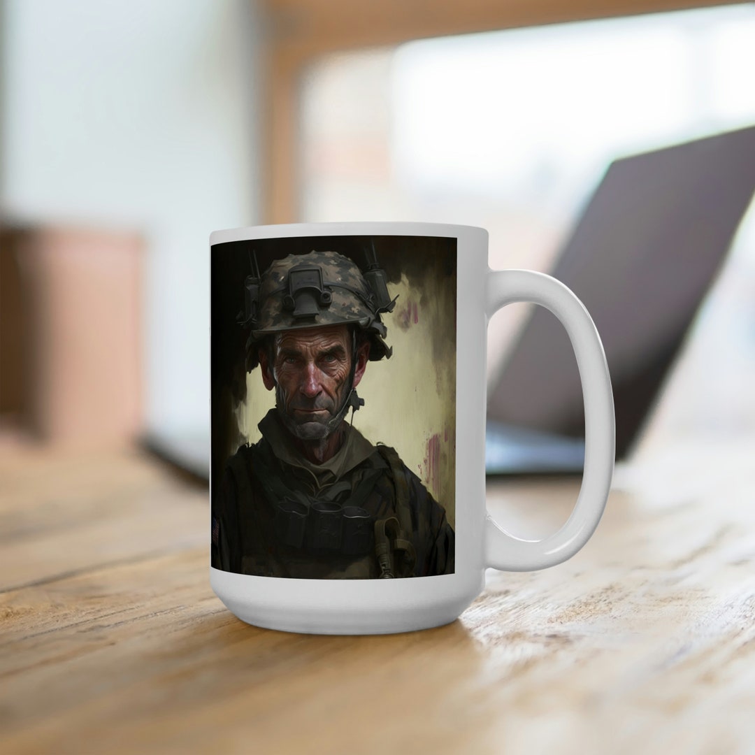 Abraham Lincoln Ceramic Mug 15oz Modern War, President, Patriotic, USA ...