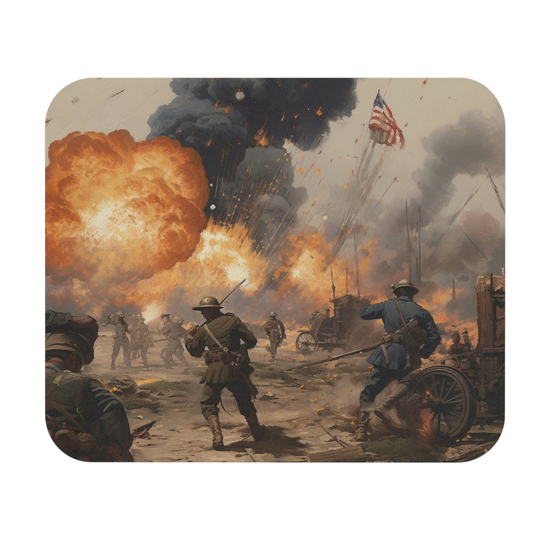 Civil War Battlefield Design Mouse Pad, 9"x8" Rectangular, Epic Gaming ...