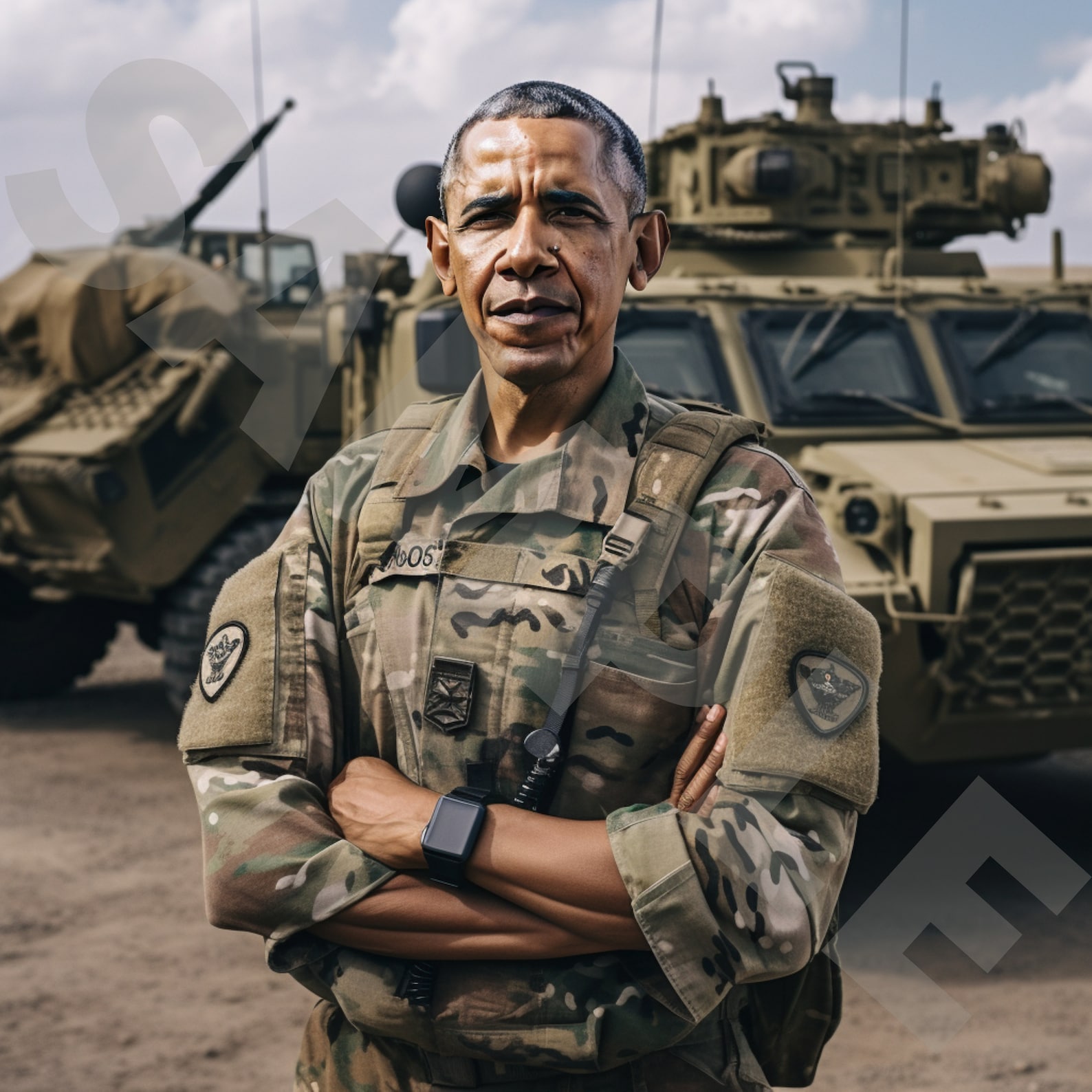 Barack Obama Digital Print Modern War, President, Patriotic, USA ...