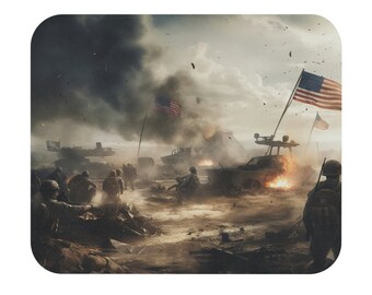 Vietnam War Battlefield Design Mouse Pad, 9"x8" Rectangular, Epic ...