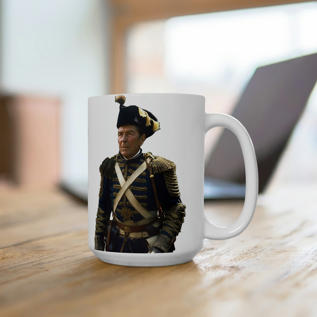 Ronald Reagan Ceramic Mug 15oz Revolutionary War, President, Patriotic ...