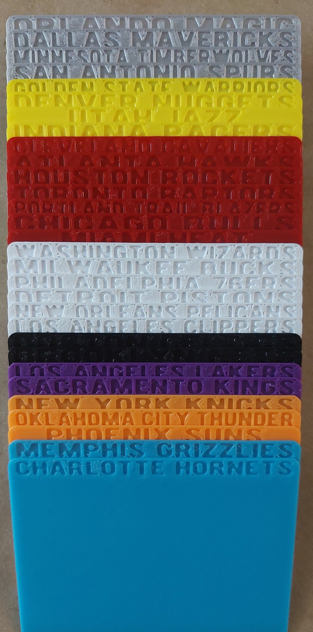 30 Plastic Basketball Sports NBA Trading Card Dividers Partitions 8 ...