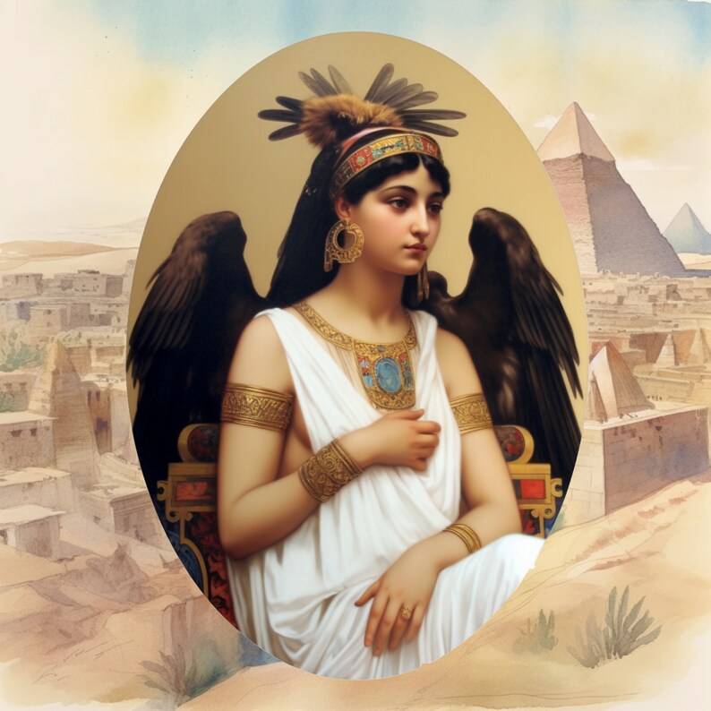 Isis Clip Art Ancient Egyptian Clip Art Pack PNG Goddess - Etsy