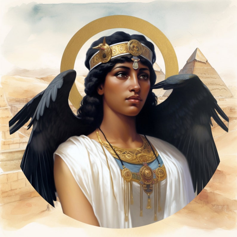 Isis Clip Art Ancient Egyptian Clip Art Pack PNG Goddess - Etsy