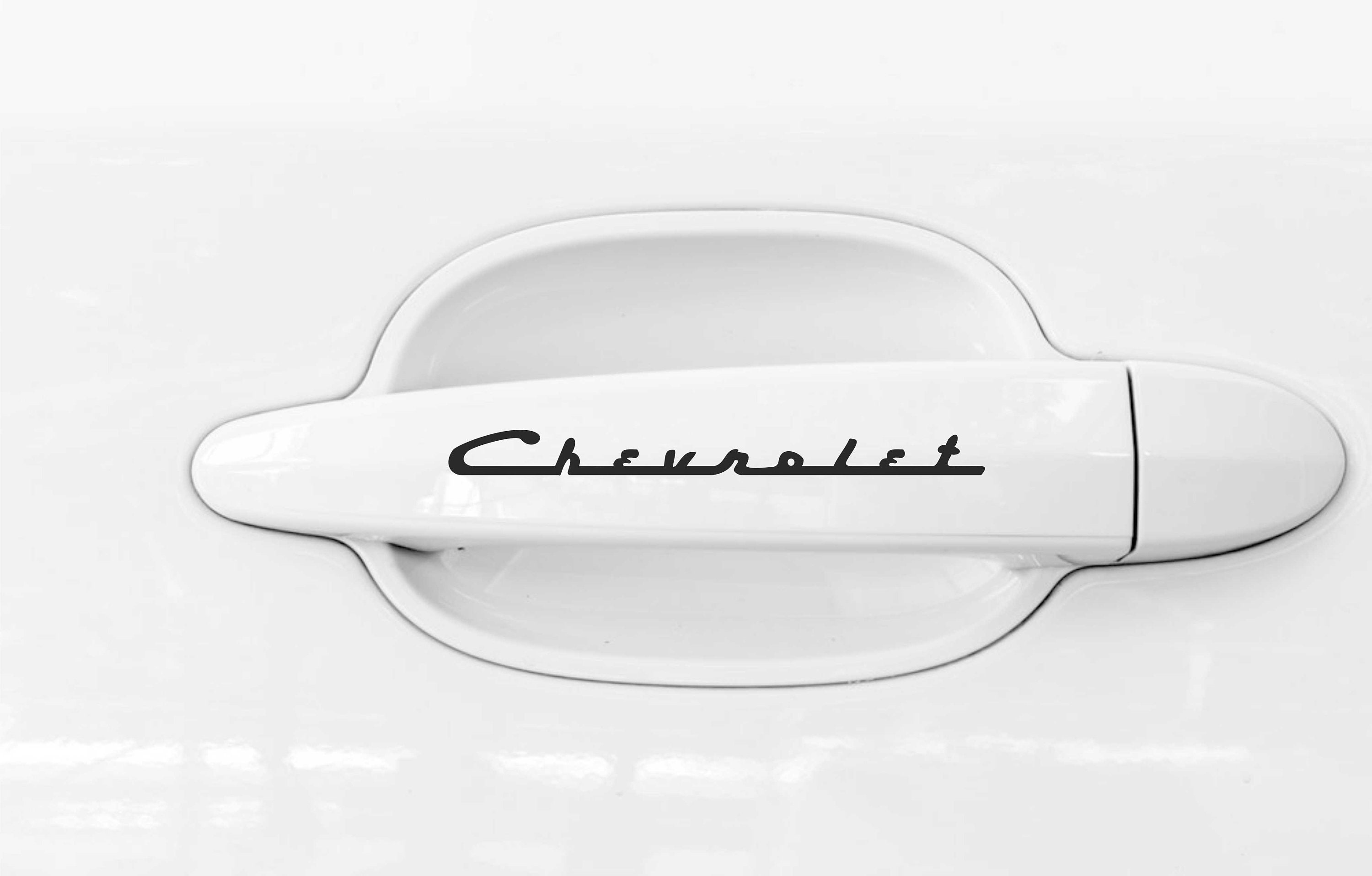 Chevrolet Classic Logo Decals Stickers for Door Handle Windows Bumpers ...