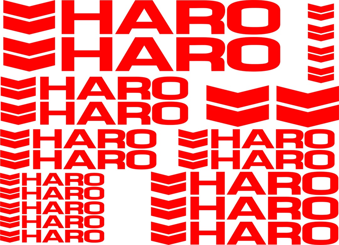 Haro Decals Stickers Set for Bike Frame Graphics Road Bike - Etsy