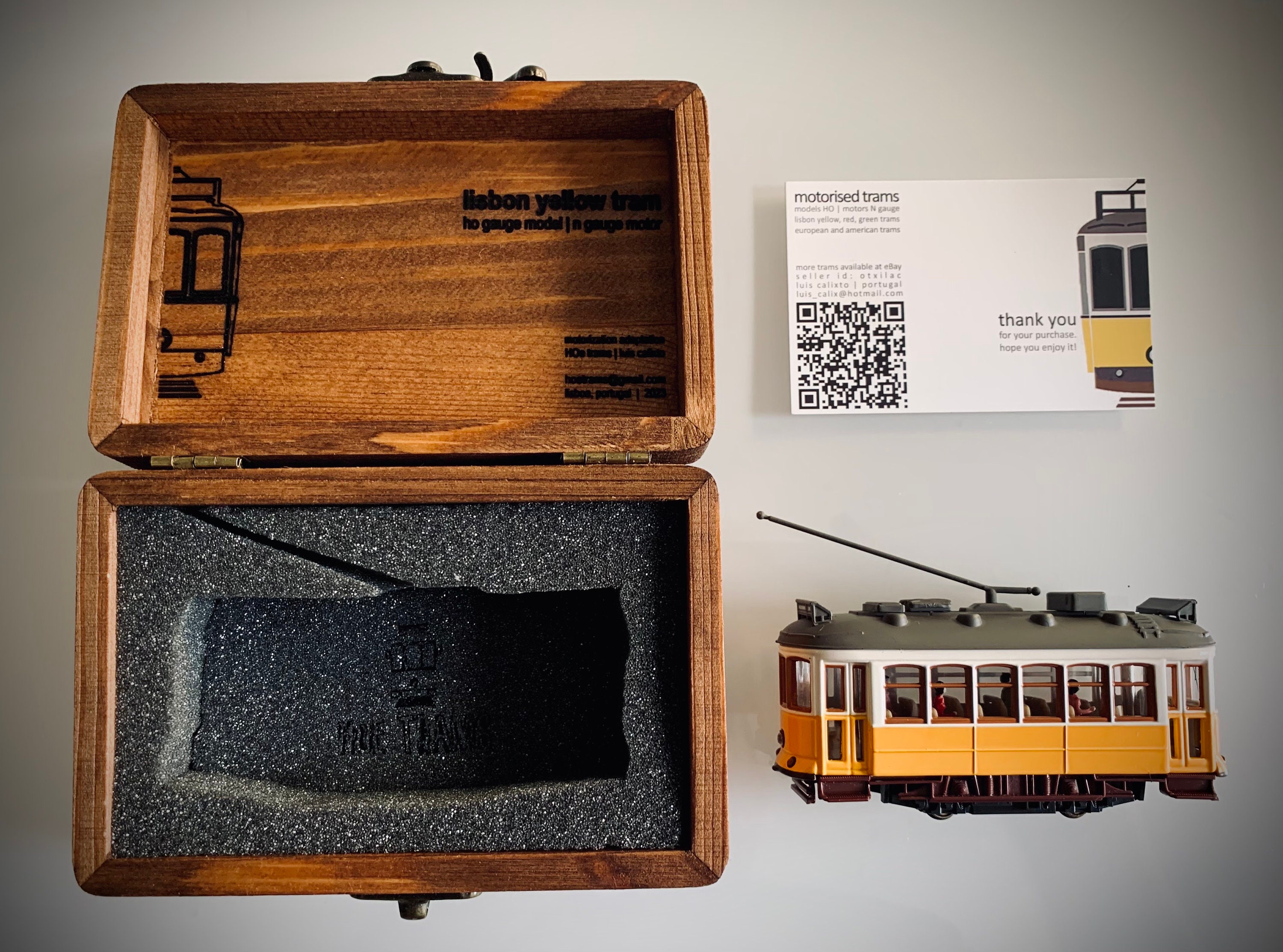Lisbon Motorized Tram Hoe With Light and Box Brand New - Etsy